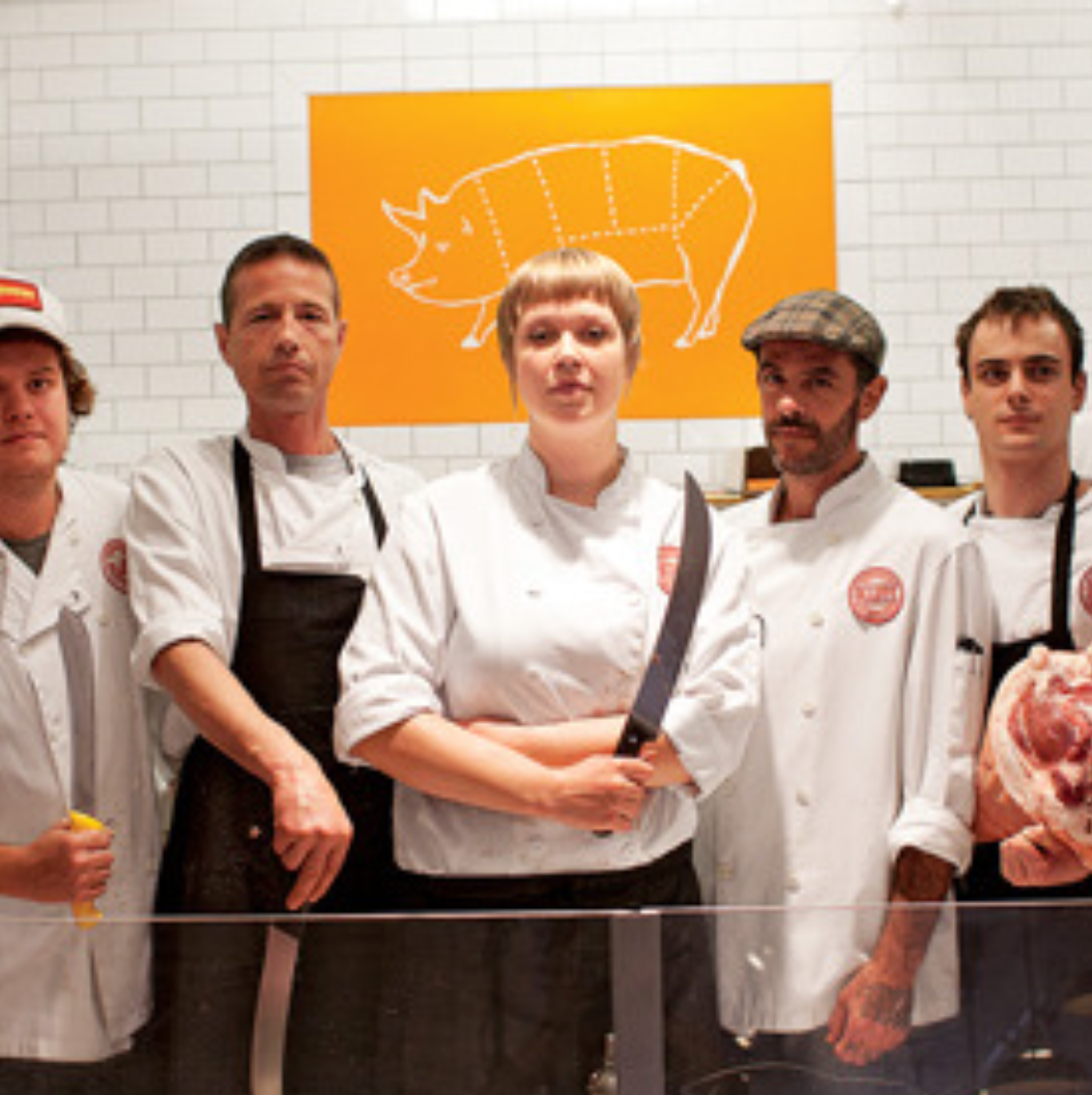 Woman butcher hacks it in a man’s world – Olliffe Butcher Shop